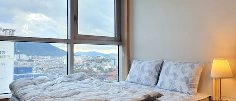Dúplex | 2 quartos, roupa de alta qualidade, camas de colchão viscoelástico