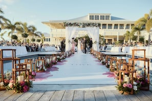 Área externa para casamento