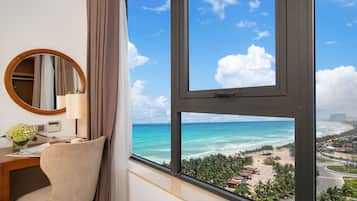 Apartamento premier, 2 quartos | Vista para praia/oceano