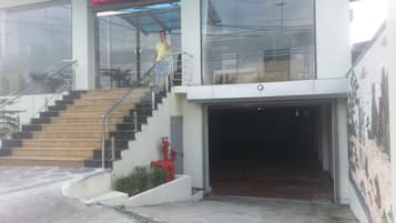 Entrada do alojamento