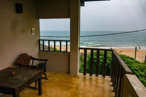 Quarto Duplo Deluxe, vista para o mar, em frente ao mar | Vista da varanda