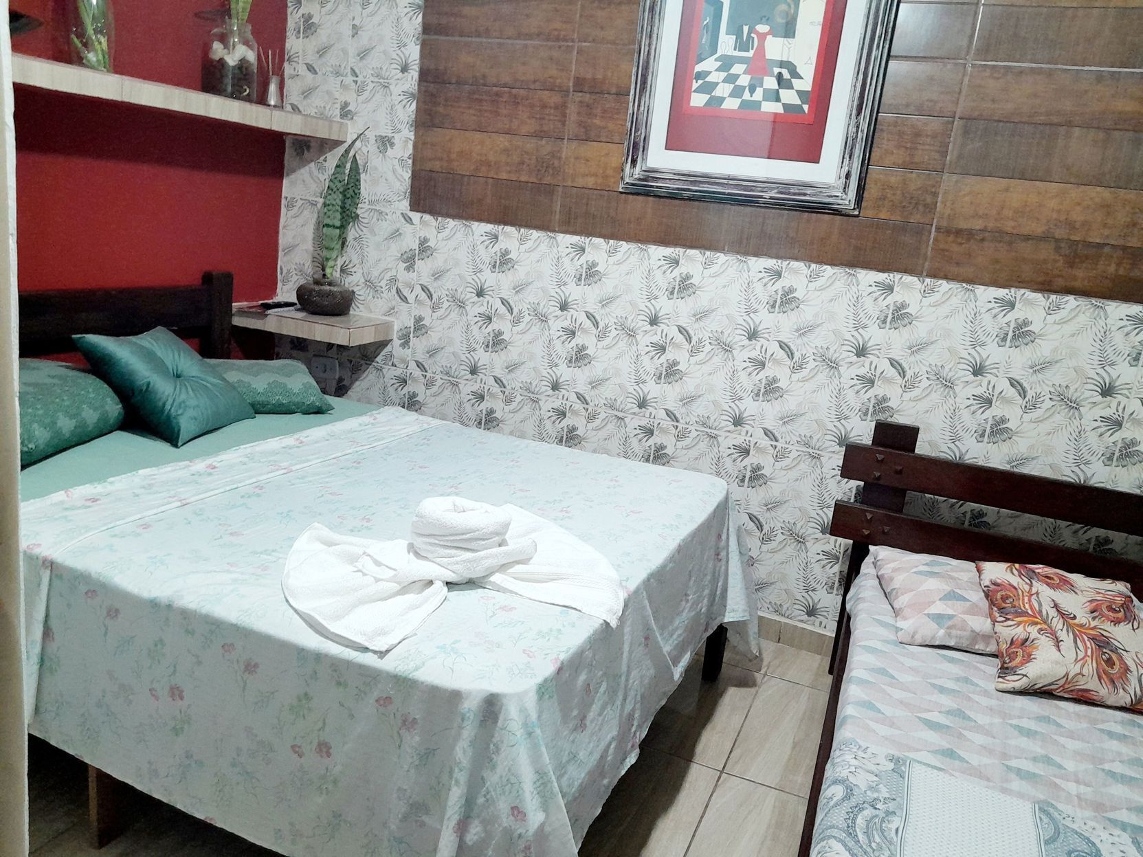 Wi-fi grátis, roupa de cama fornecida 