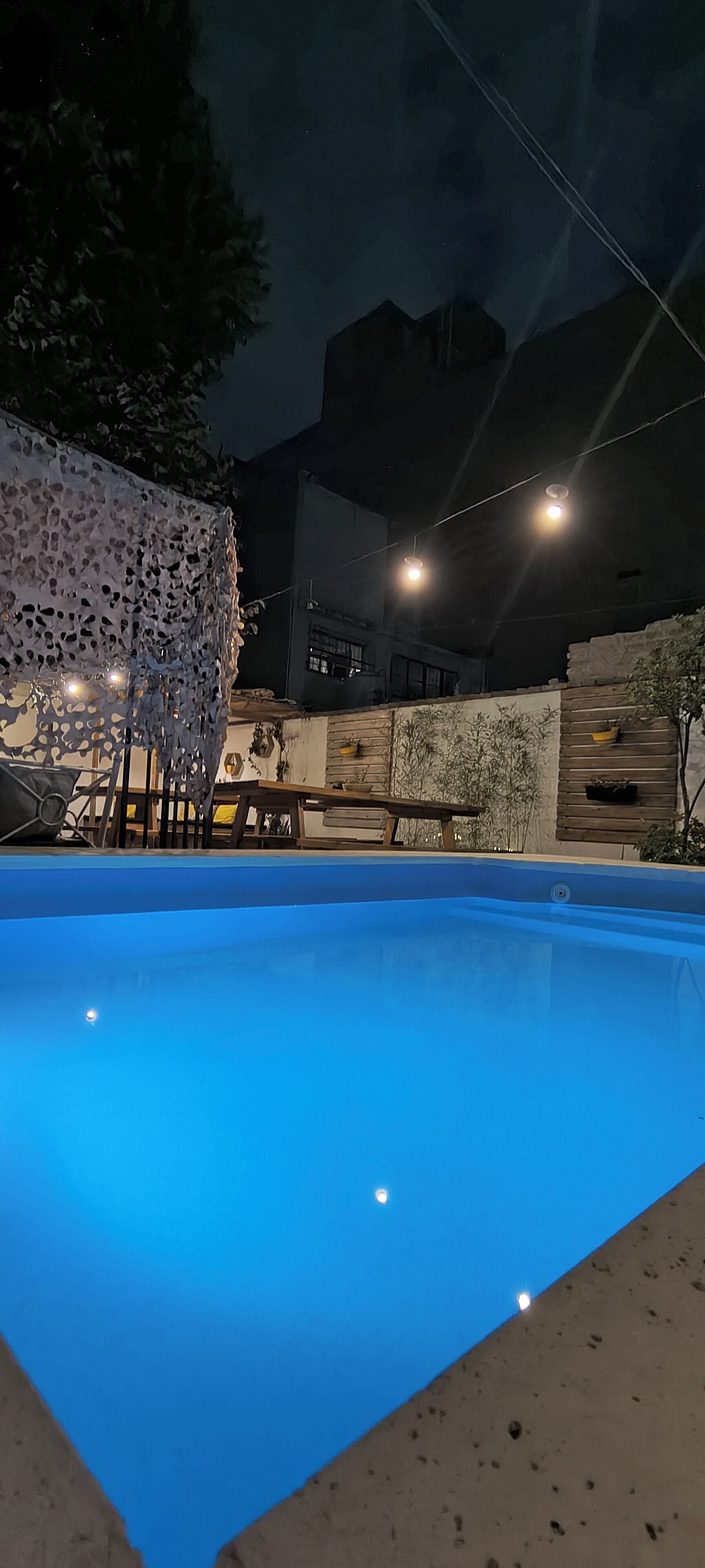 Piscina exterior sazonal 