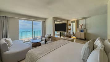 Royal Master Suite Hot Tub Beachfront | 1 quarto, frigobar (abastecido com itens grátis), cofres nos quartos