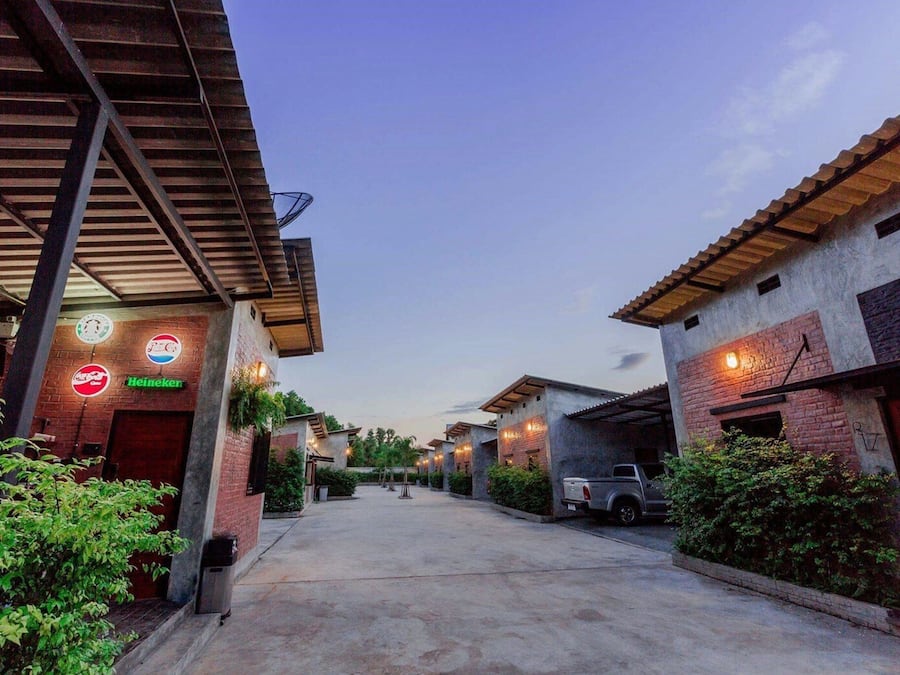 Entrada do alojamento