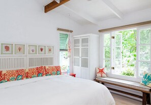 Two Bedroom Bungalow | 1 quarto, lençóis de algodão egípcio, roupa de alta qualidade 