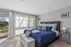 Cabana luxo, 1 cama King, vista para o jardim (Cascaya) | Roupas de cama premium, edredons de pluma, camas Tempur-Pedic