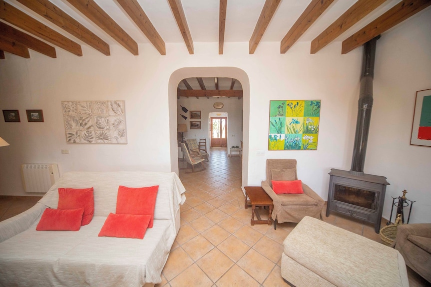 Villa In Felanitx Met Zwembad, Barbecue, 3 Slaapkamers, 3 Badkamers En Wifi. - Felanitx