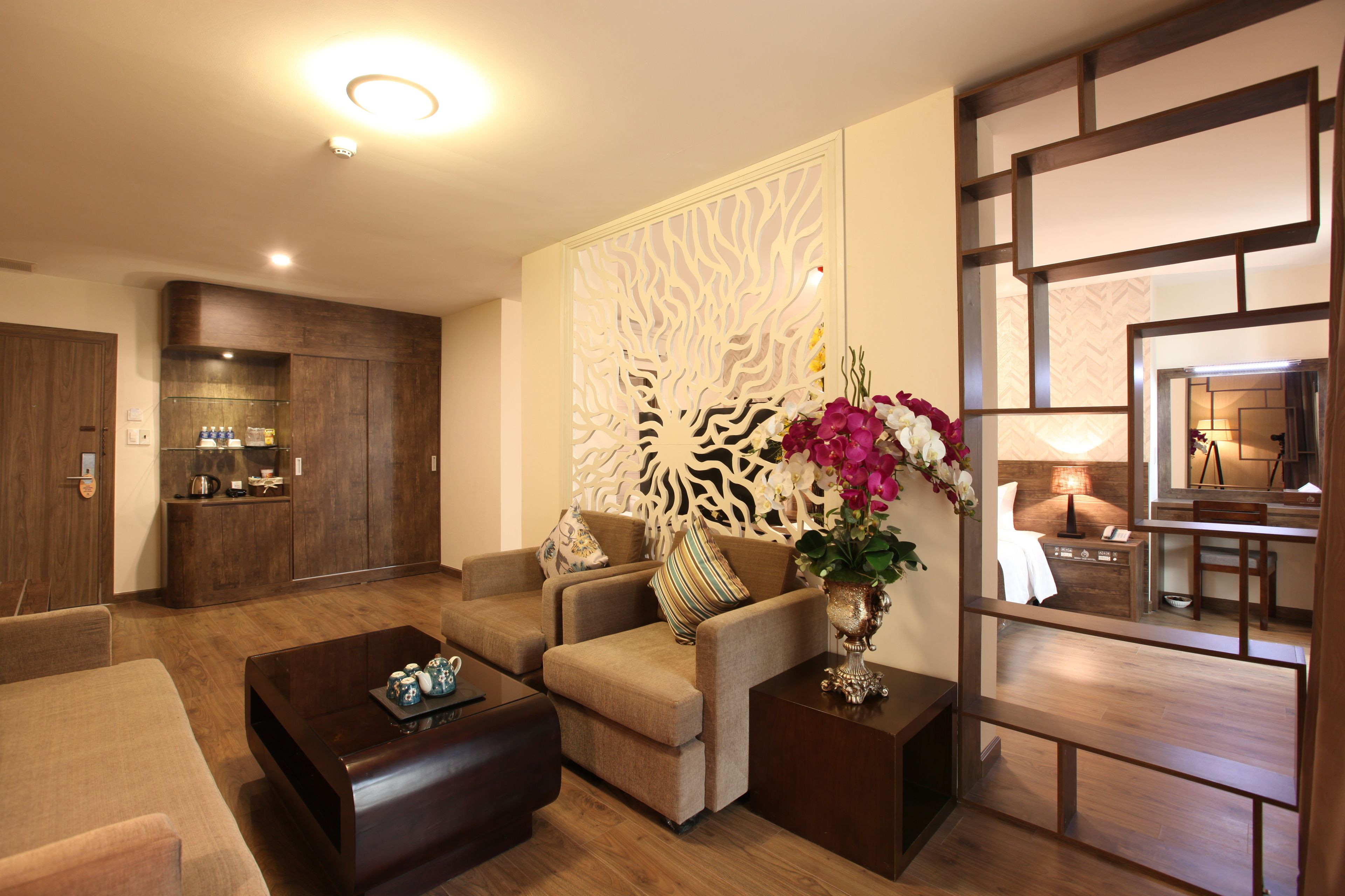 Suíte | Sala de estar | TV LCD 42 polegadas com canais a cabo, TV