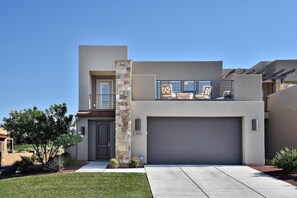 Casa geminada, várias camas, vista para a montanha (Luxury At The Ledges) | Fachada