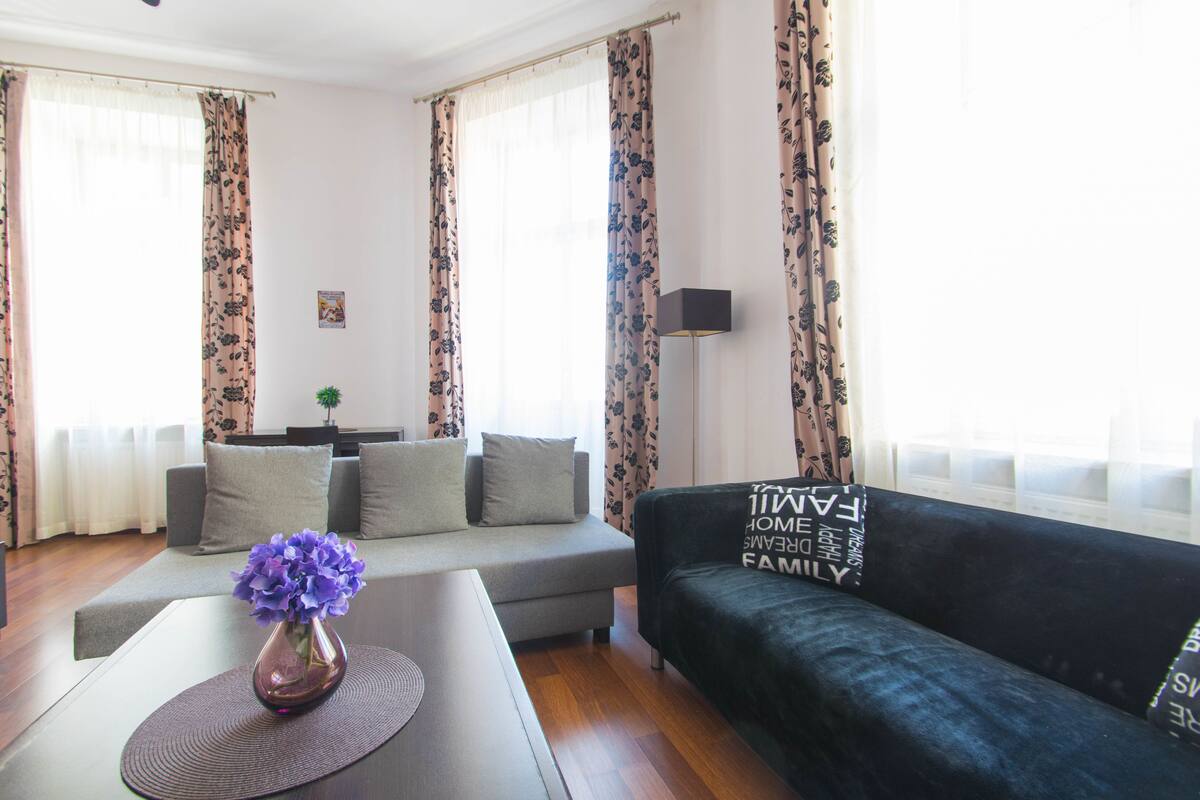 Estúdio, 1 cama de casal e sofá-cama, varanda | 1 quarto, ferro/tábua de engomar, berços/camas para crianças