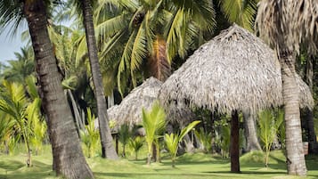 Na praia