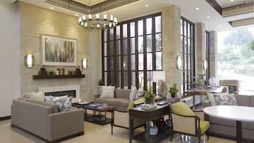 Sala de estar do lobby