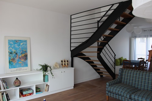 Bright Duplex, 100% Nieuw, Balkon En Terras 10 Minuten Van Parijs - Courbevoie