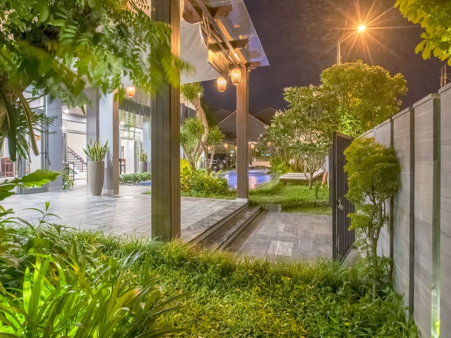 Entrada da propriedade