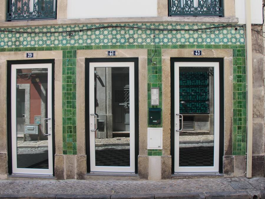 Entrada do alojamento