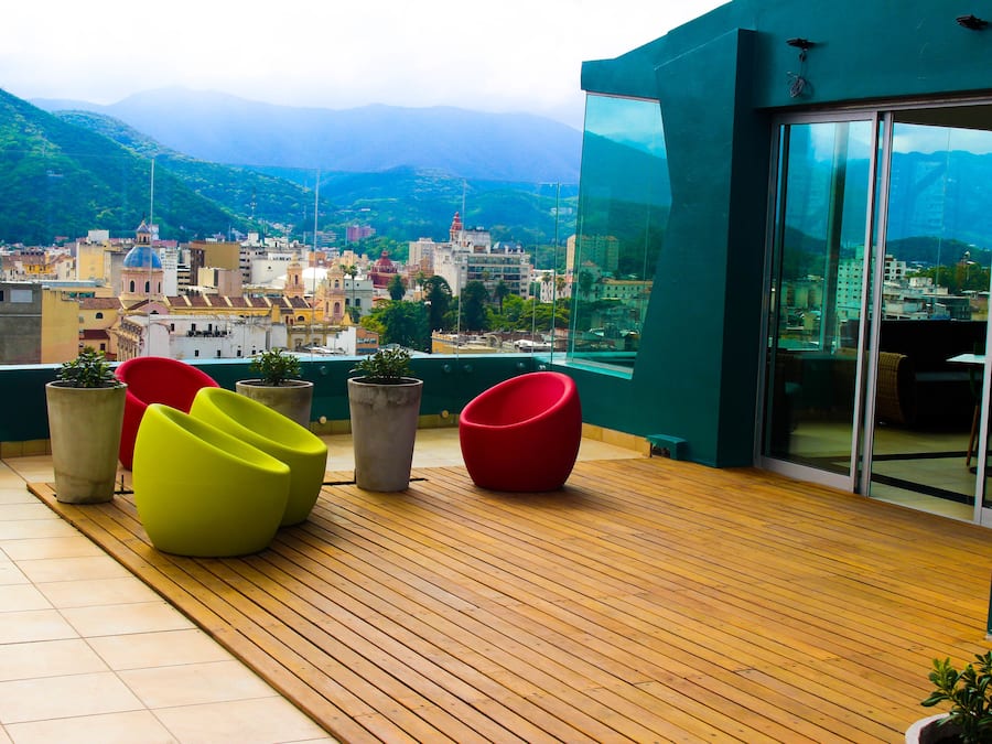 Vista para a montanha