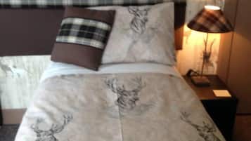 Ferros/tábuas de passar roupa, roupa de cama
