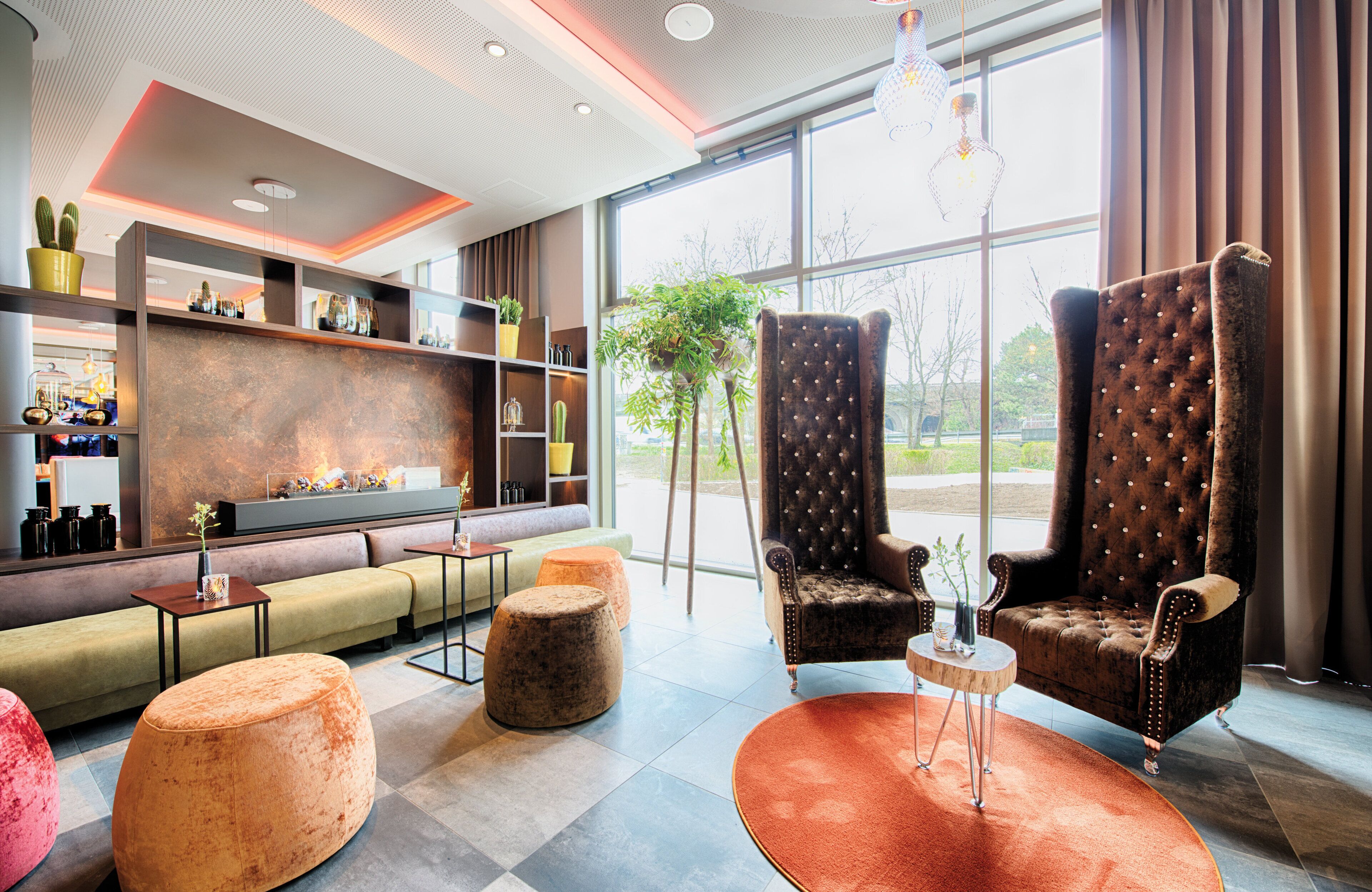 Sala de estar do lobby