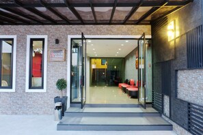 Entrada do alojamento