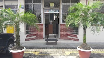 Entrada do alojamento