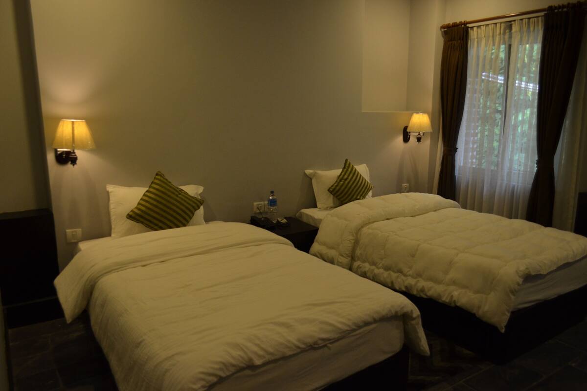 Quarto Duplo ou Twin Deluxe, 1 quarto, não fumadores, vista para o rio | Comodidade do quarto