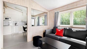 Cabana de Madeira Deluxe | 1 quarto, cortinas/cortinados opacos
