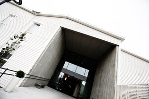 Entrada do alojamento