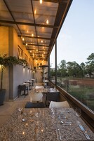 Área de estar no saguão