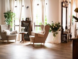 Sala de estar do lobby