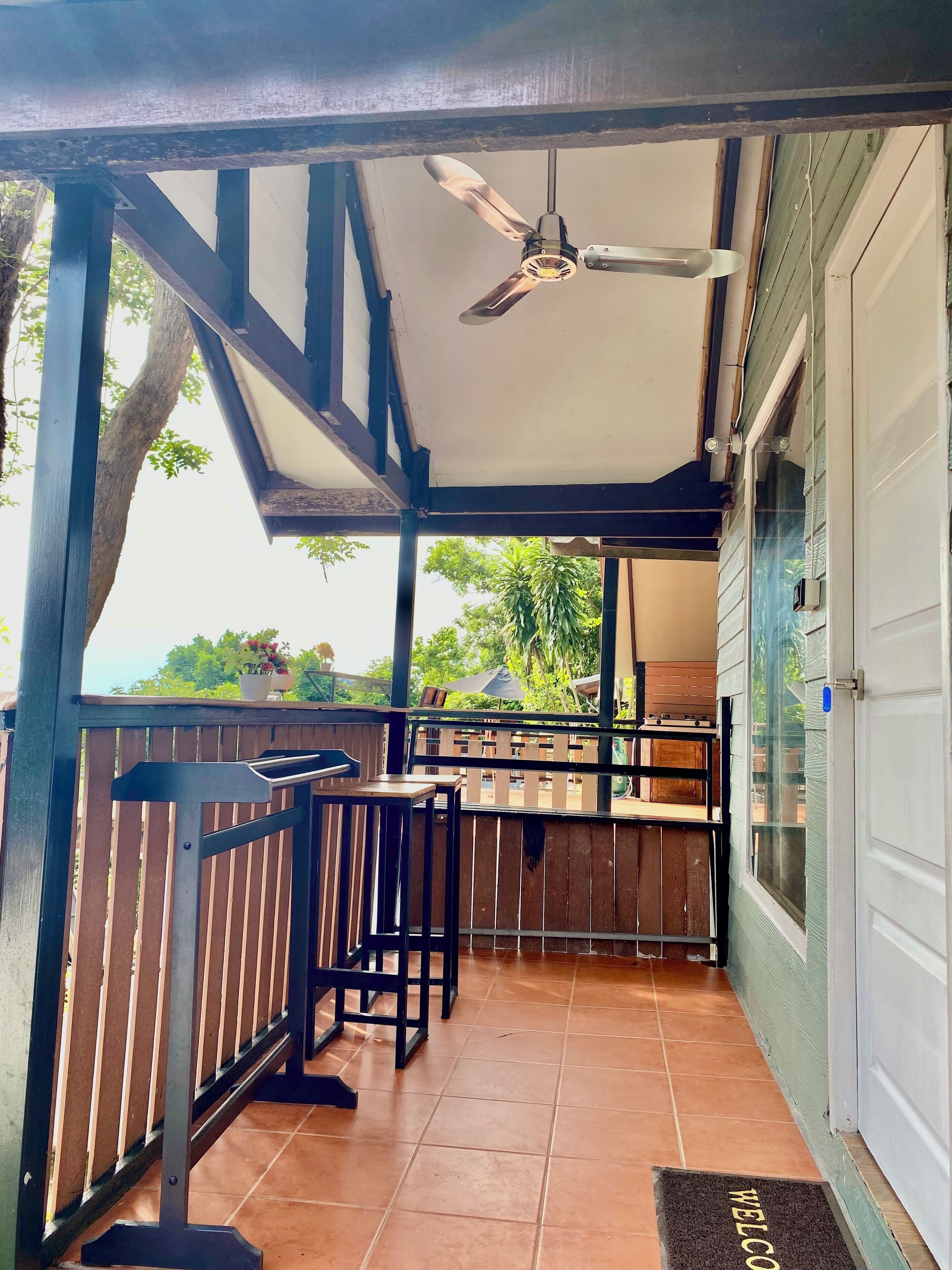 Bungalow with Sea View  | Terraço/pátio interior