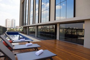 Terraço no piso superior