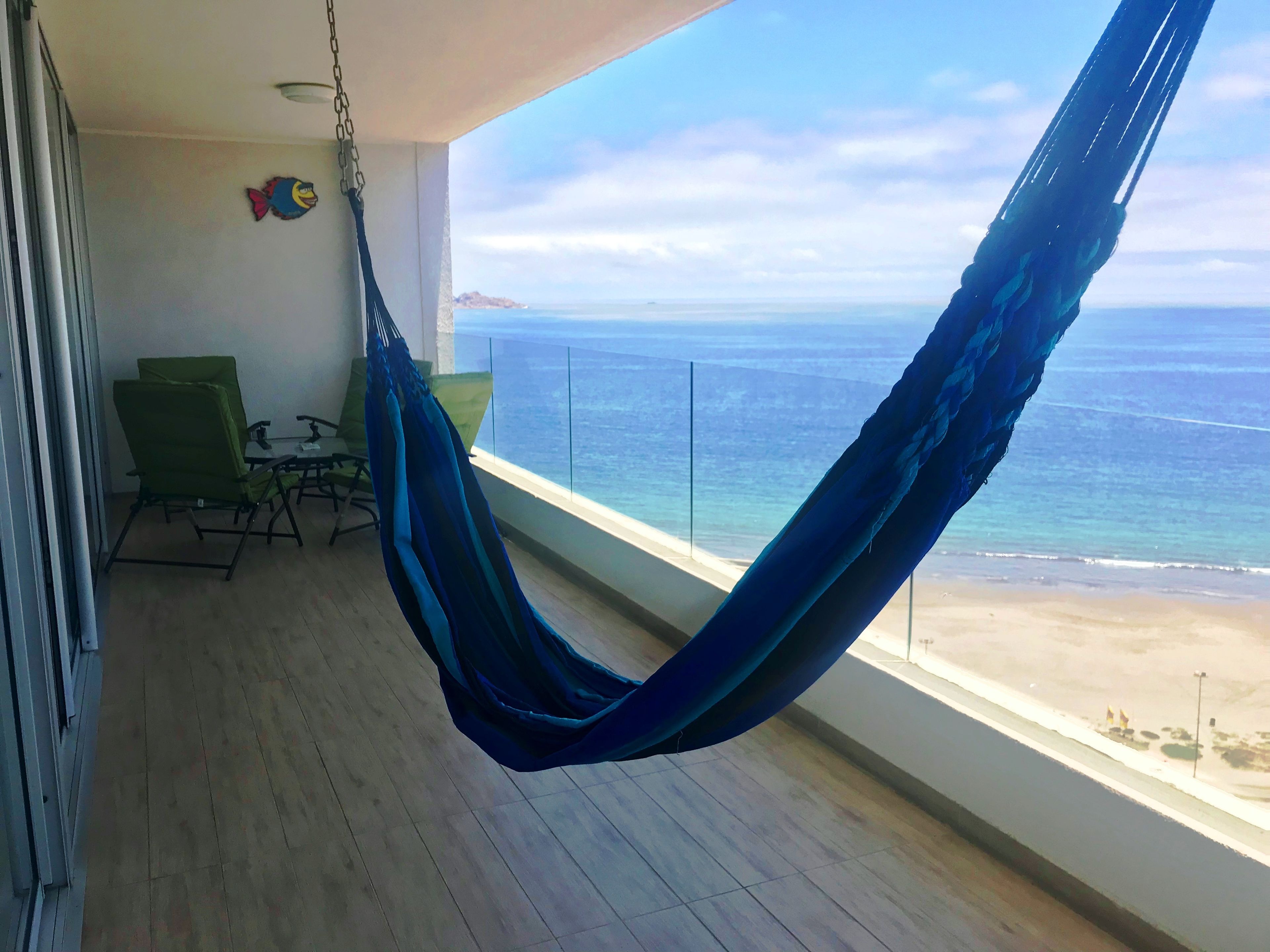 Apartamento de Luxo, 2 quartos, vista para o oceano | Terraço/pátio interior