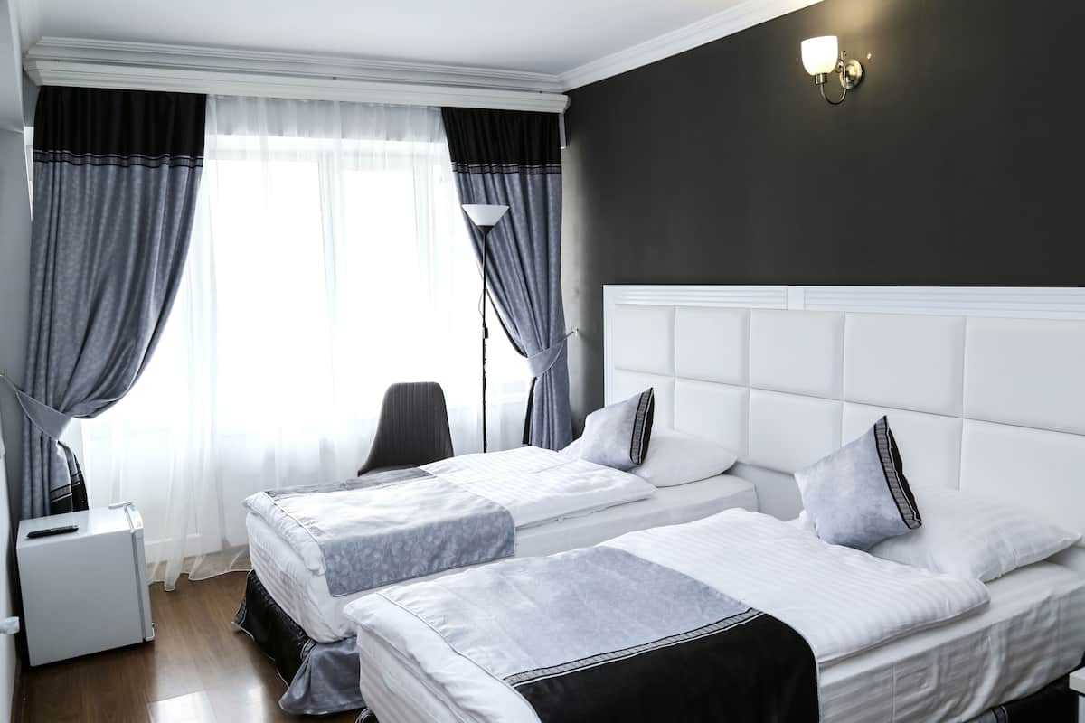 Quarto Twin Standard, varanda | Ferro/tábua de engomar, Wi-fi grátis