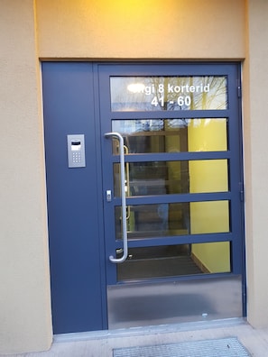 Entrada do alojamento