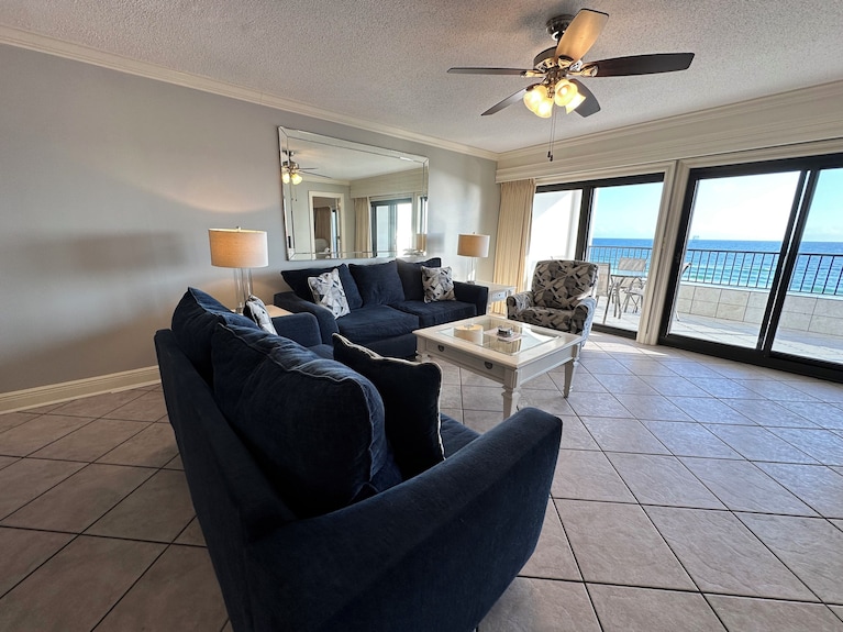 "Breakers East 405" Gulf Front 2br/2ba Beach Setup Included - 德斯坦