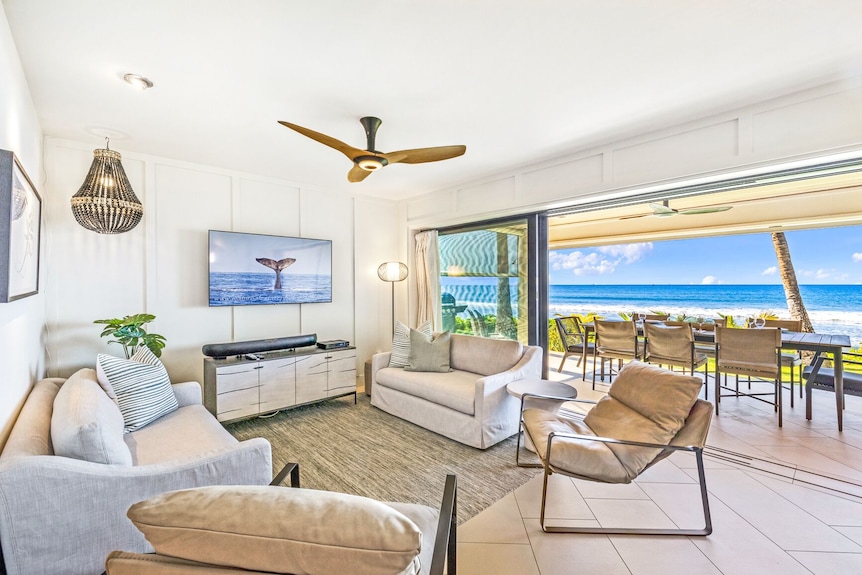 Fácilmente Accesible Townhome De Lujo Frente Al Mar En Puamana - Maui