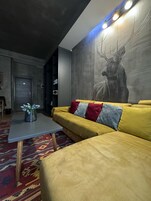 Suite de Luxo | Roupa de alta qualidade, edredões de penas, minibar, cofre no quarto 