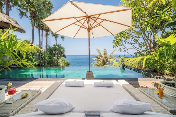 Vila superluxo, 1 cama King, piscina particular, de frente para o mar (Sea) | Terraço/pátio