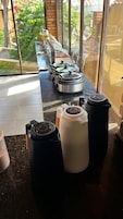 Café da manhã com buffet grátis todos os dias