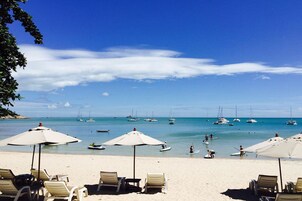 Na praia 