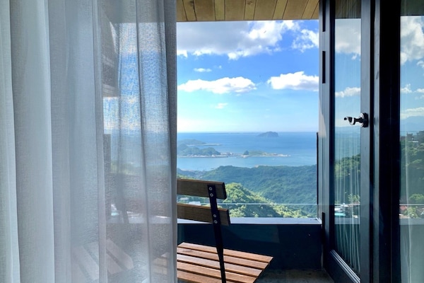 Quarto Duplo Premier, 1 quarto, varanda, em frente ao mar | Varanda