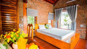Bangalô luxo (Double) | 1 quarto, escrivaninha, Wi-Fi de cortesia, roupa de cama