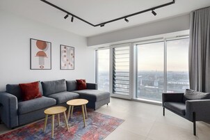 Apartamento Panorâmico, 1 quarto, Vista para a cidade | Vista do quarto
