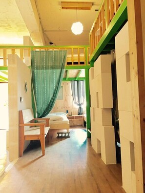 Dúplex Familiar, várias camas, não fumadores, vista para o jardim | Wi-fi grátis