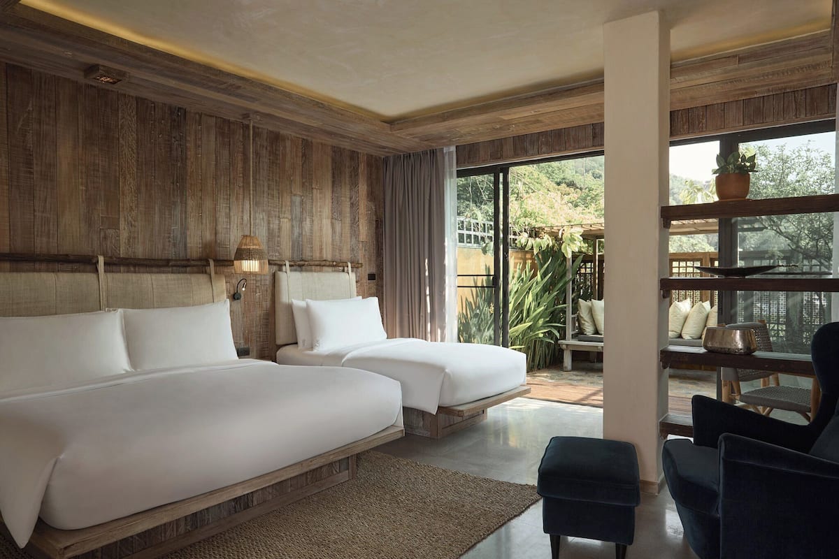 Cobertura, 1 cama de solteiro, terraço | Frigobar (abastecido com alguns itens grátis), cofres nos quartos