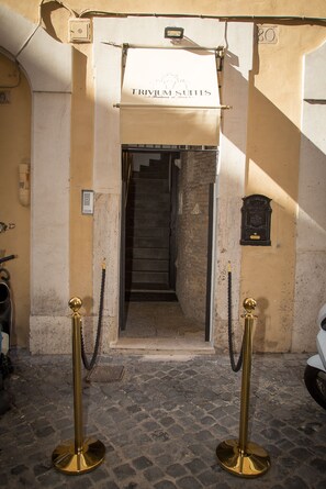 Entrada do alojamento