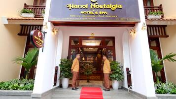 Entrada do alojamento