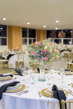 Espaço interior para casamentos