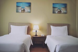 Quarto Twin Deluxe | Secretária, ferro/tábua de engomar, Wi-fi grátis 